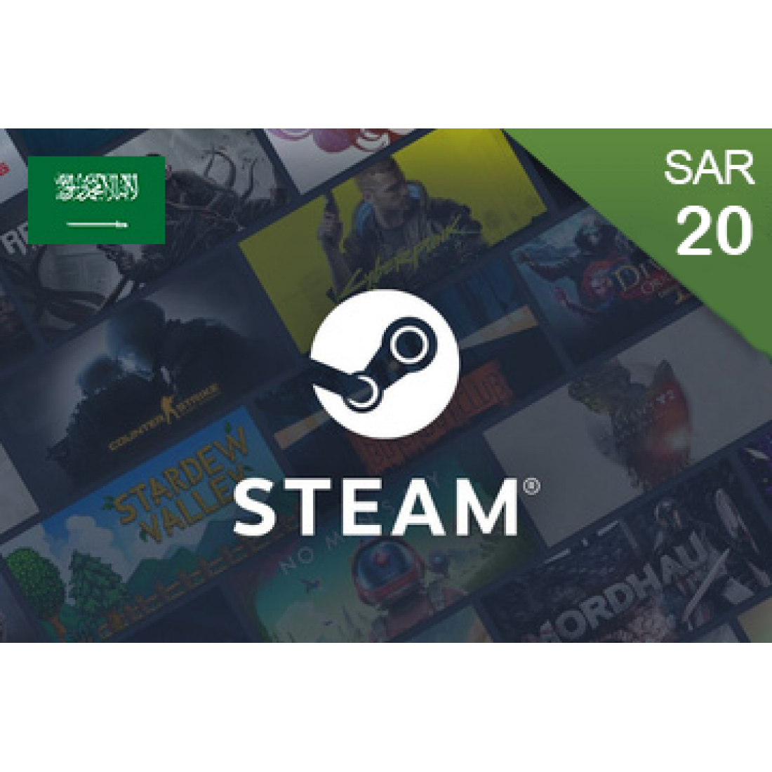 Steam Wallet Card - KSA - 20 SAR